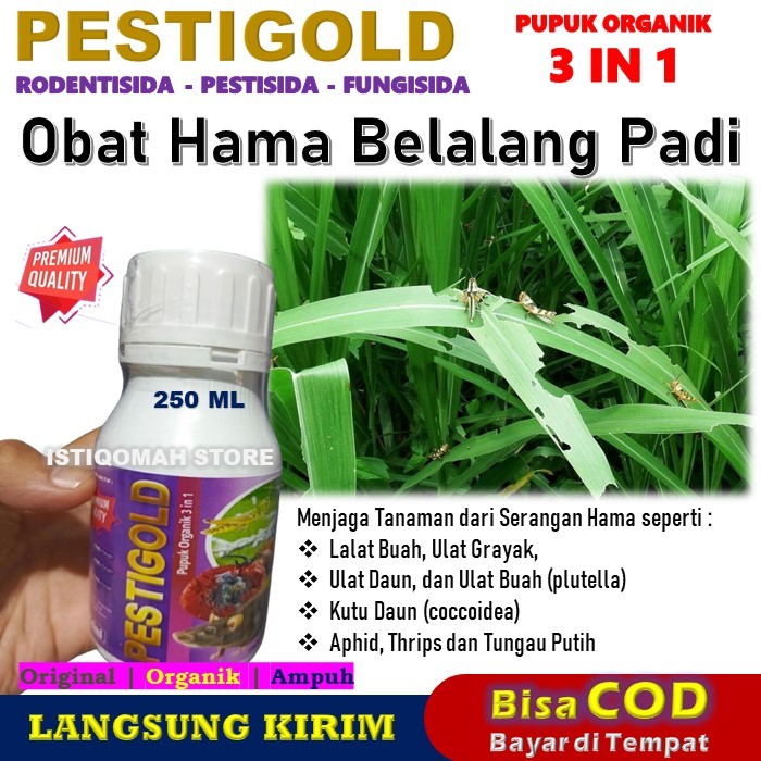 Jual PESTIGOLD 250ML Pestisida Organik Nabati Obat Semprot Hama ...