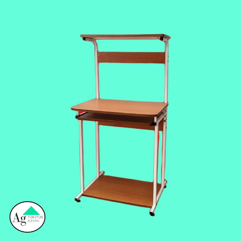 Jual MEJA KOMPUTER RANGKA BESI 3 TINGKAT | Shopee Indonesia