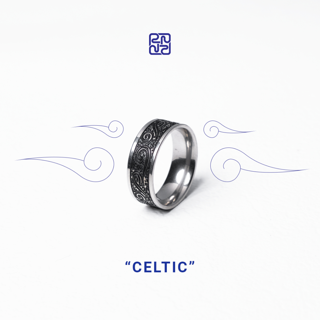 Jual Racabel Celtic Ring - Cincin Pria Wanita Titanium Anti Karat ...