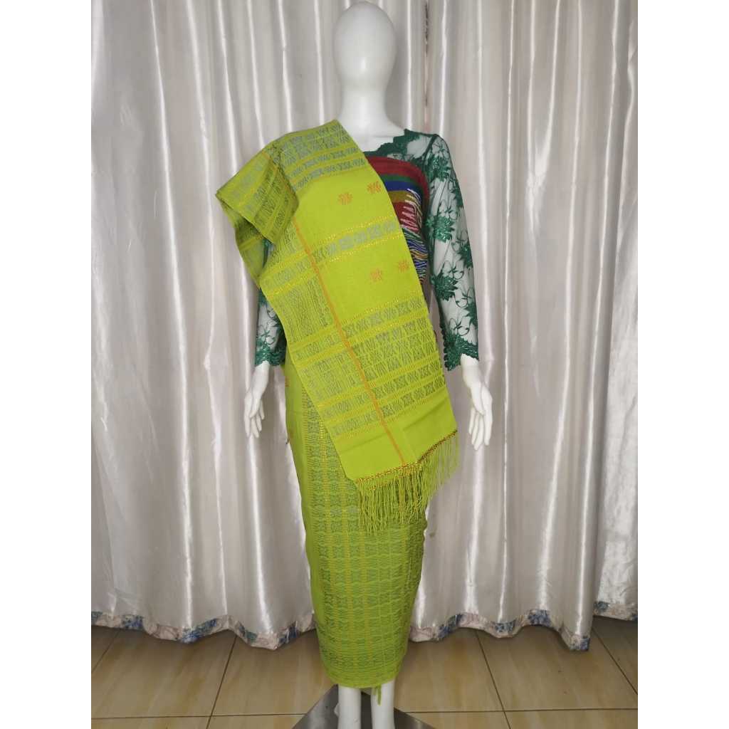 Jual SETELAN UIS NIPES WARNA DASAR HIJAU (GREEN LEMON ) | Shopee Indonesia