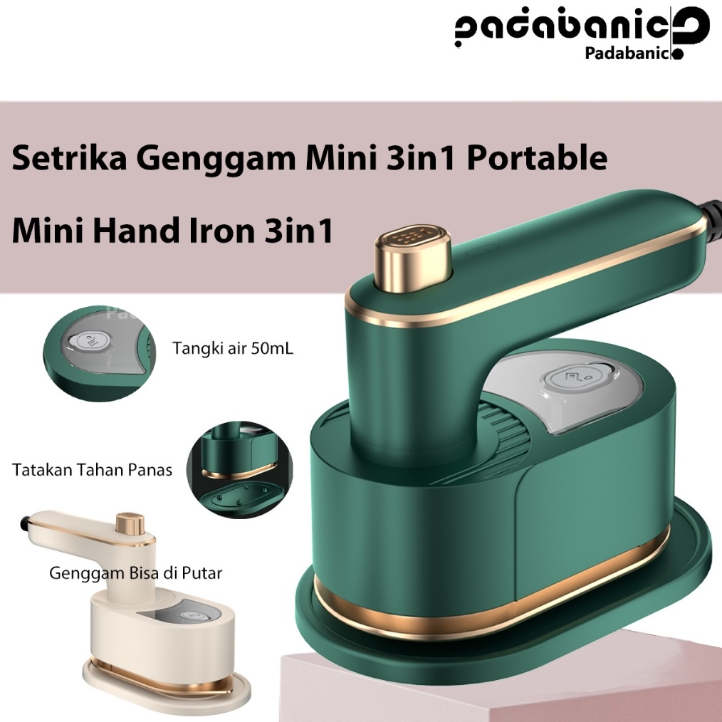 Jual PADABANIC Setrika Uap Mini 3in1 Portable 695 Hemat Energi Setrika ...
