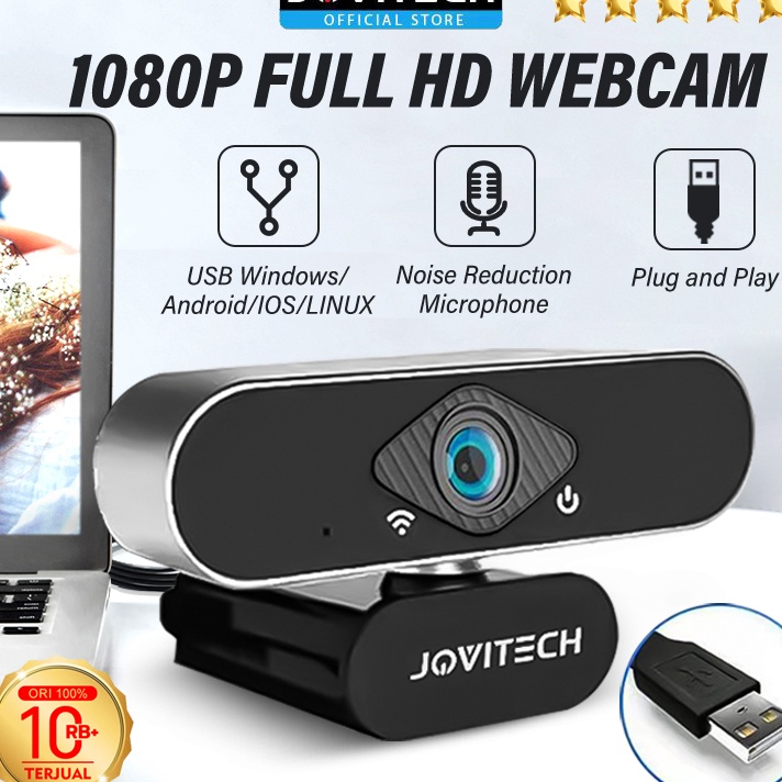Jual Jovitech Webcams Laptop 1P USB Kamera PC 4K Full HD Live Broadcast ...