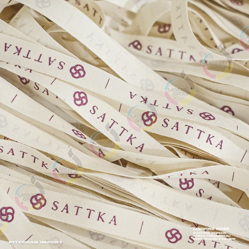 Jual piterband 1.3 dan 2 cm / label katun / label hijab label celana ...