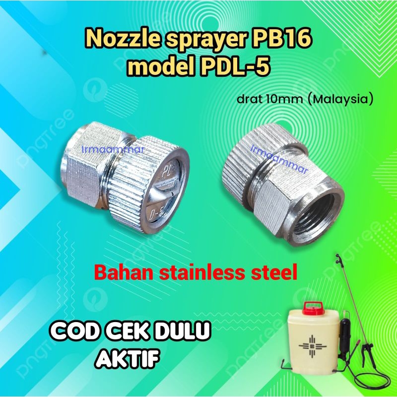 Jual Assembly nozzle PB16 (PB-16) 3wz4 sprayer tangki gendong Malaysia ...