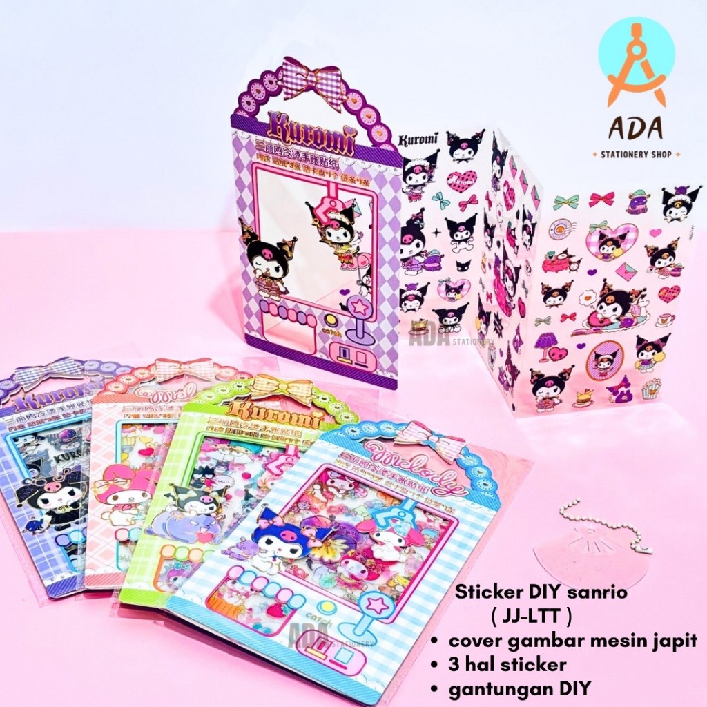Jual ( 1 Pc) sticker DIY SNRIO / JJ-LTT/ stiker kurO /stiker lucu/MELO | Shopee Indonesia