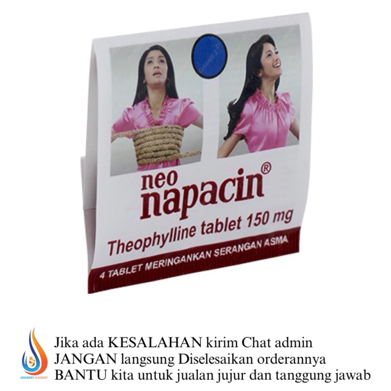 Jual Neo Napacin Obat Untuk Meringankan Sesak Napas | Asma isi 4 Tablet ...