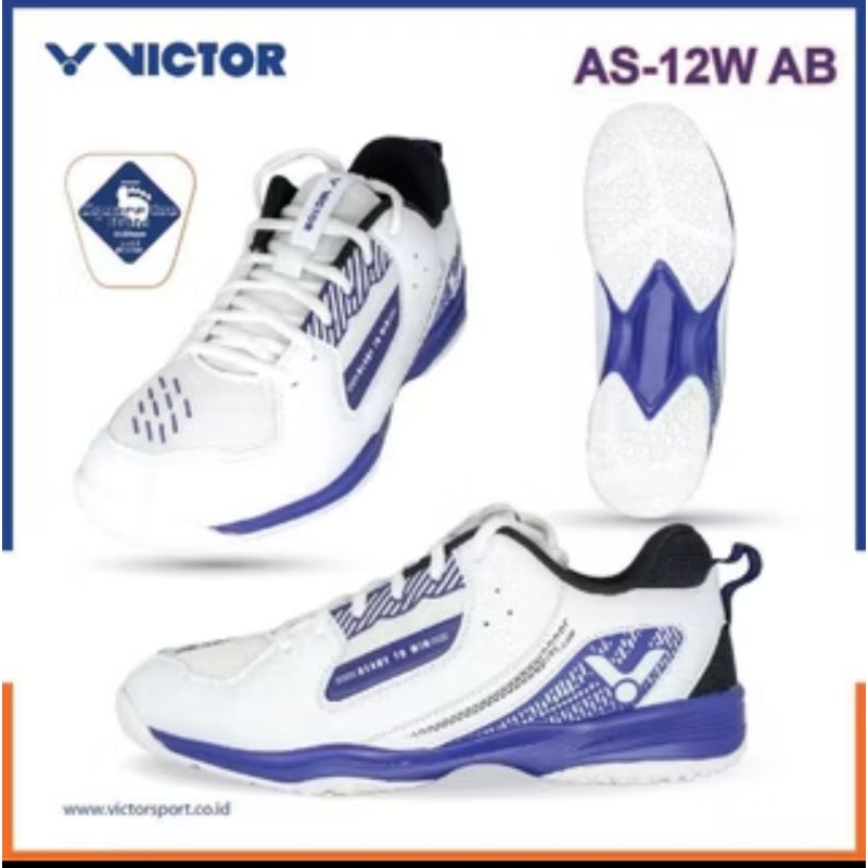 Jual Sepatu Badminton Victor AS 12 W AS12 AS-12W Asean Original ...