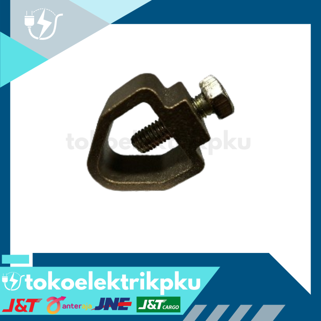 Jual Klem Cincin 5/8 Inch Full Tembaga / Ground Rod Grounding Clamp 5/8 ...