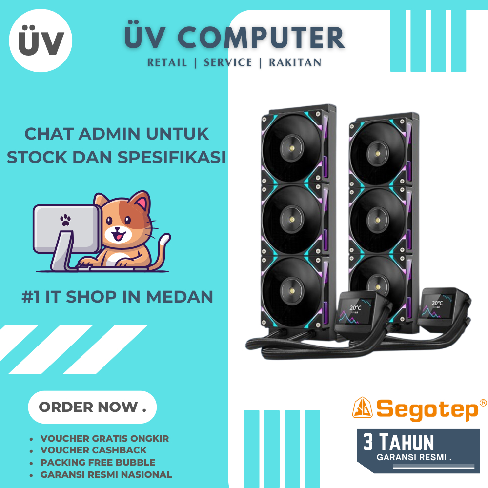 Jual AIO Liquid Cooler Water Cooling CPU Processor Segotep MU-360 MU360 ...