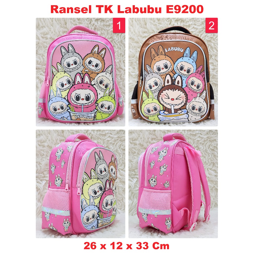 Jual Ransel TK Labubu E9200 Anak Sekolah Perempuan | Shopee Indonesia