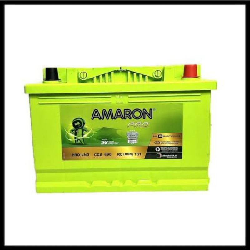 Jual Aki Mobil Toyota Inova Reborn Diesel AMARON DIN84 / 58024 / 84 AH ...