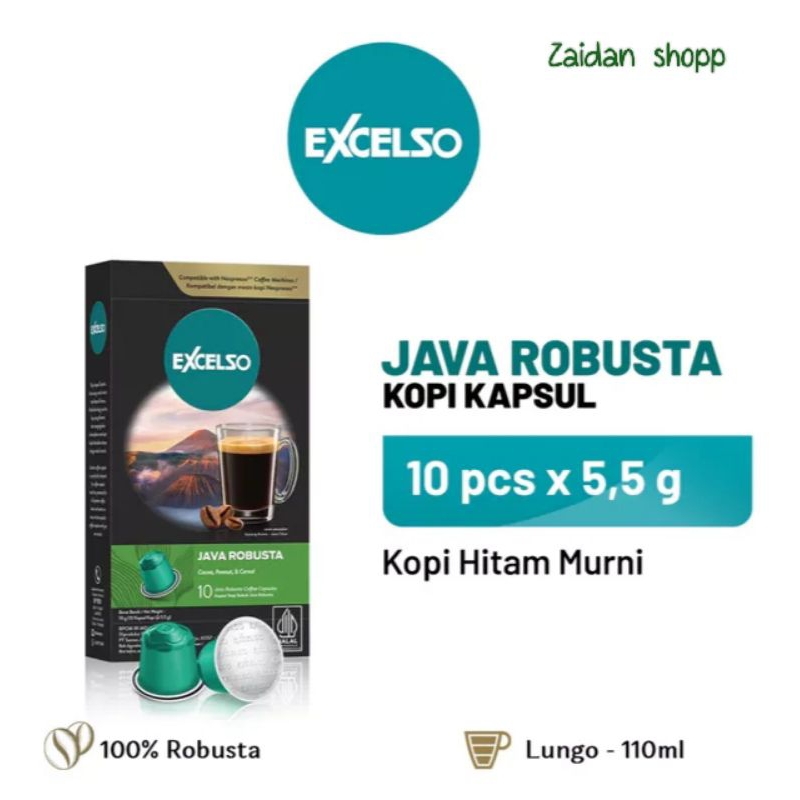 Jual Excelso Kopi Kapsul Nespreso Competible Java Robusta (isi10pcx5 ...