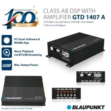 Jual Power Processor Blaupunkt GTD 1407A - Amplifier Blaupunkt Class AB DSP GTD 1407A - Power ...