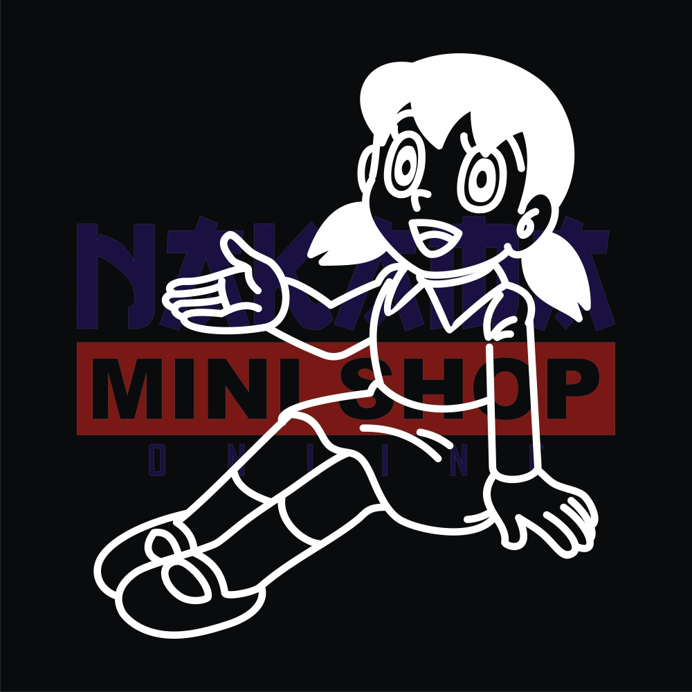 Jual Cutting sticker reflective kartun Shizuka | Shopee Indonesia