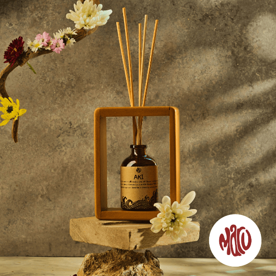 Jual Wooden Reed Diffuser - Japan Fragrance by MARU | Shopee Indonesia