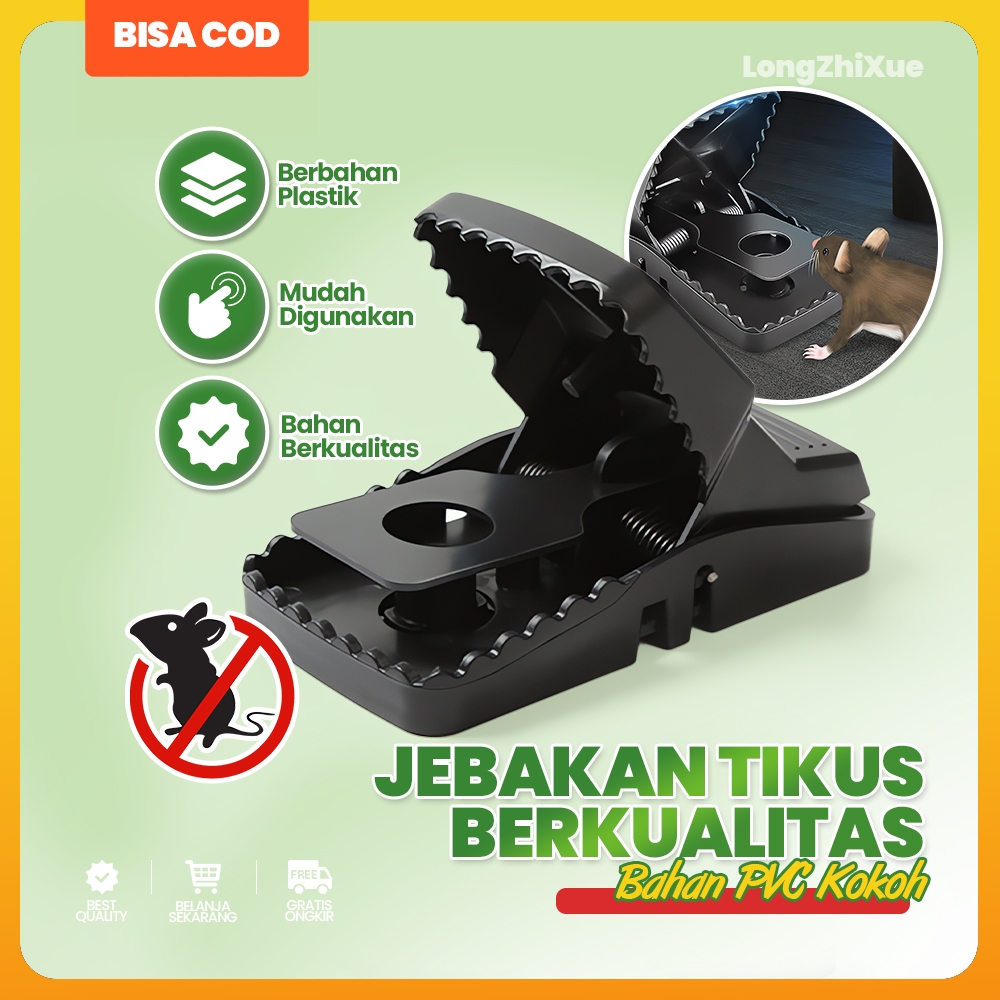 Jual [ PROMO ] Alat Jebakan Tikus Rumah Perangkap Hama Capitan Mouse ...
