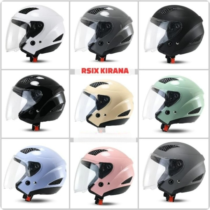 Jual Helm Half Face Rsix Kirana Dewasa Untuk Pria Dan Wanita Hijab ...