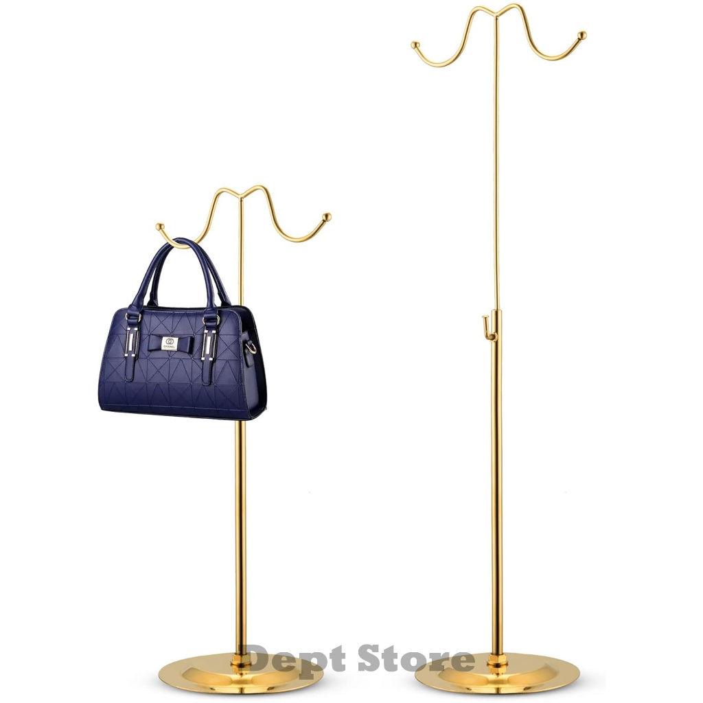 Jual Gantungan Tas 2 Sisi Stainless GOLD Bulat | Standing Tas Display ...