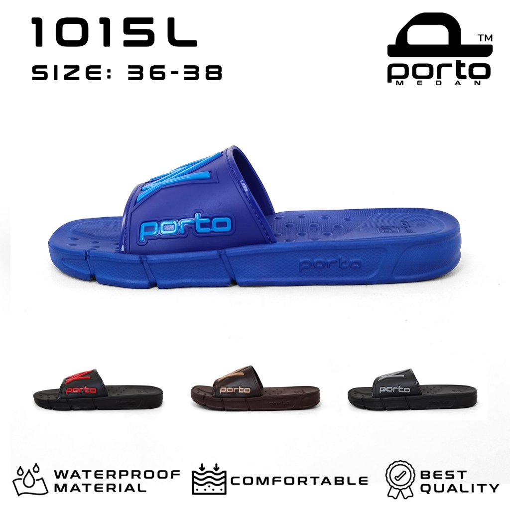 Jual Porto 1015 Sandal Pria Alan Walker Selop Slide Slip On Karet ...