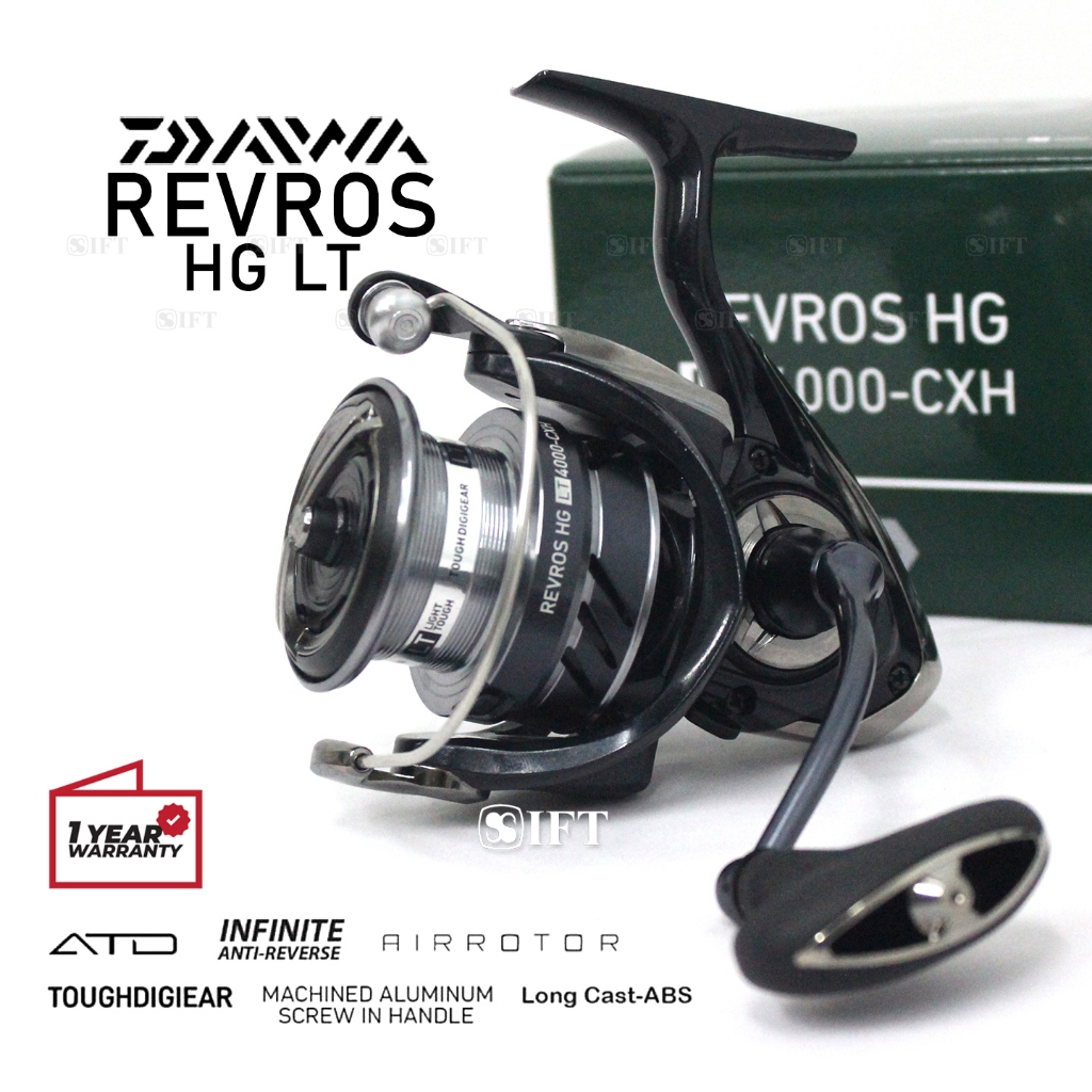 Jual Reel DAIWA REVROS HG LT | Power Handle | 1000 2000 2500 3000 4000 5000 6000 IFT Resmi ...