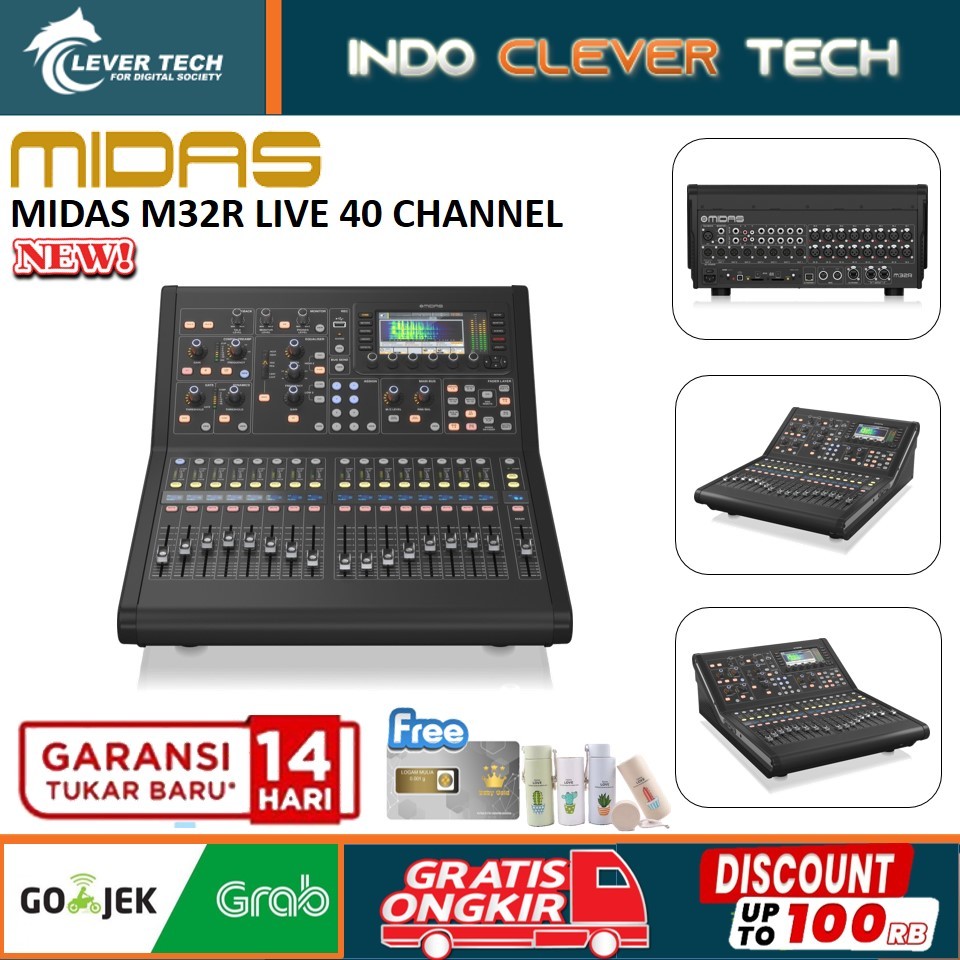 Jual MIDAS M32R LIVE Digital Console for Live and Studio DIGITAL MIXER ...