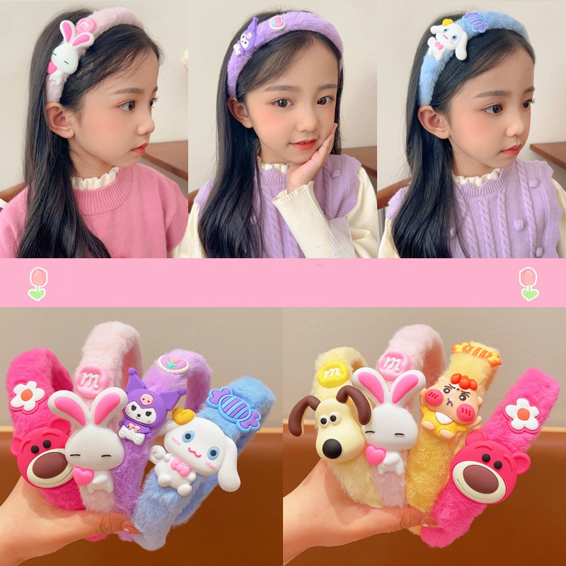 Jual Bando Bulu Karakter Sanrio Anak Perempuan Wanita Dewasa Gaya Korea ...