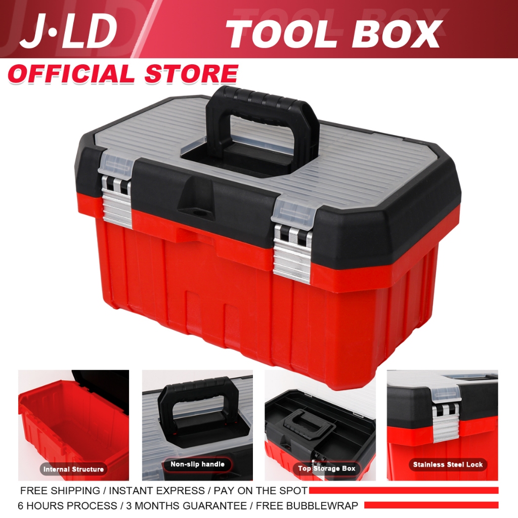 Jual JLD Tool box besar plastik 13INCH-15INCH kotak tempat alat bengkel ...