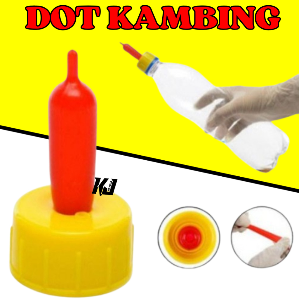 Jual Dot Cempe Anak Kambing Domba Anjing Kucing Tutup Botol Kuning ...