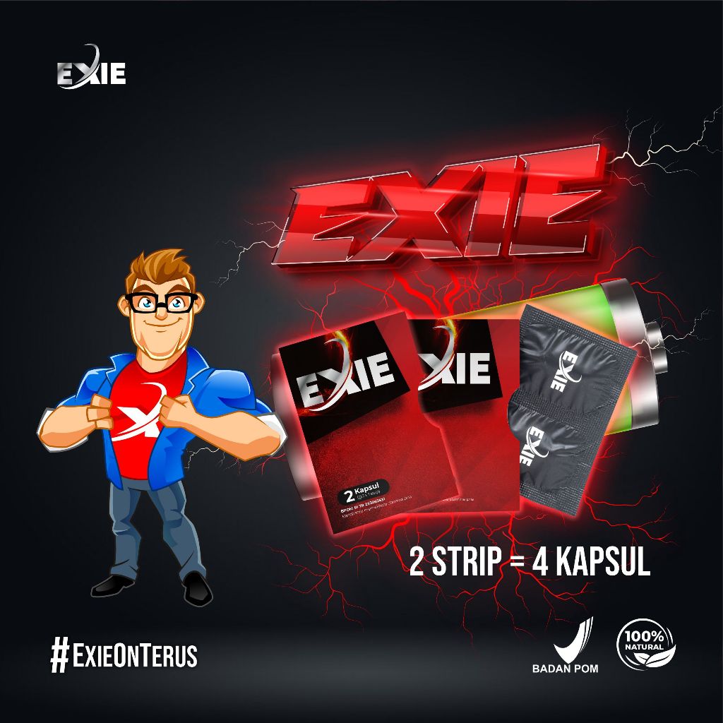 Jual Exie Kapsul Stamina Pria: Panax Ginseng, Tongkat Ali - Original ...