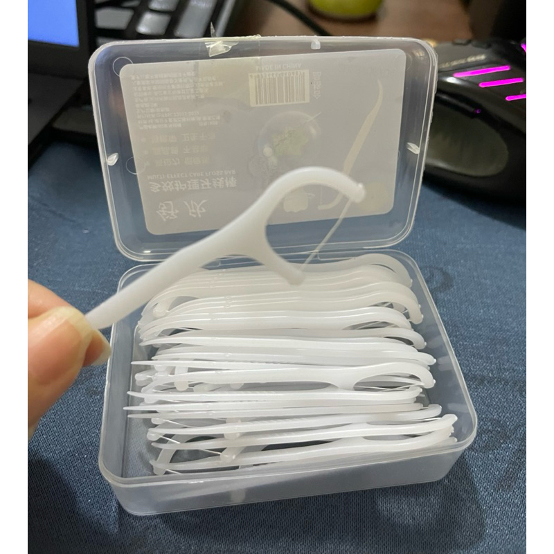 Jual Dental Floss Benang Tusuk Gigi 1 Box isi 50 Pcs High Quality ...