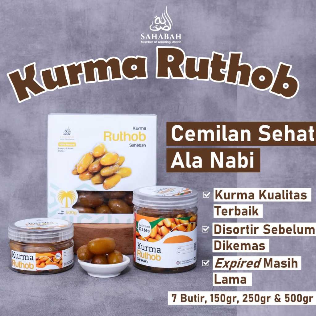 Jual Kurma Ruthob 250gr Fresh Kurma Muda Ruthab Libya Segar Bisa Untuk ...