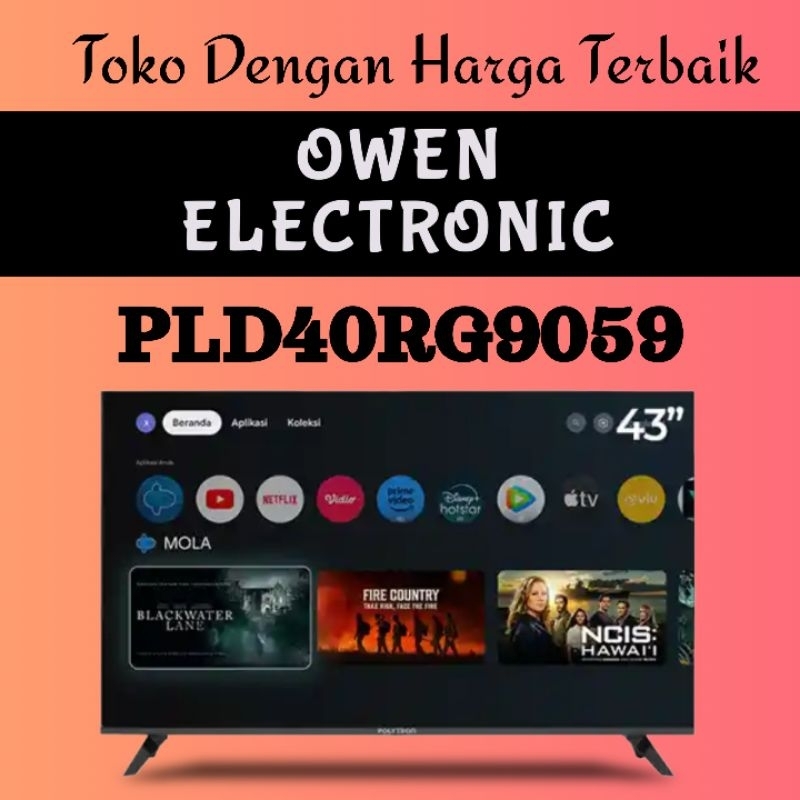 Jual POLYTRON 40 inch FULL HD SMART CINEMAX GOOGLE TV PLD40RG9059 ...