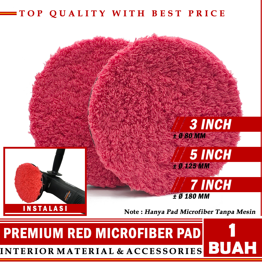 Jual Spons Premium Microfiber Busa Poles High Quality Velcro Microfiber ...