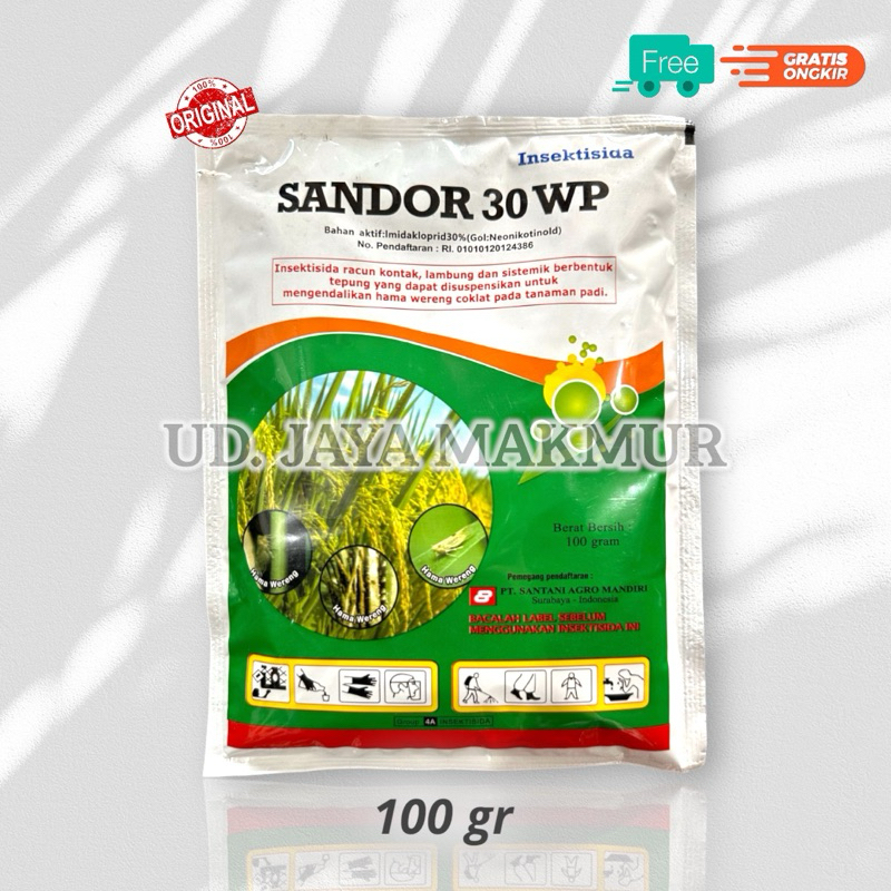 Jual SANDOR 30 WP IMIDAKLOPRID INSEKTISIDA SANDOR 100 GR // OBAT ...