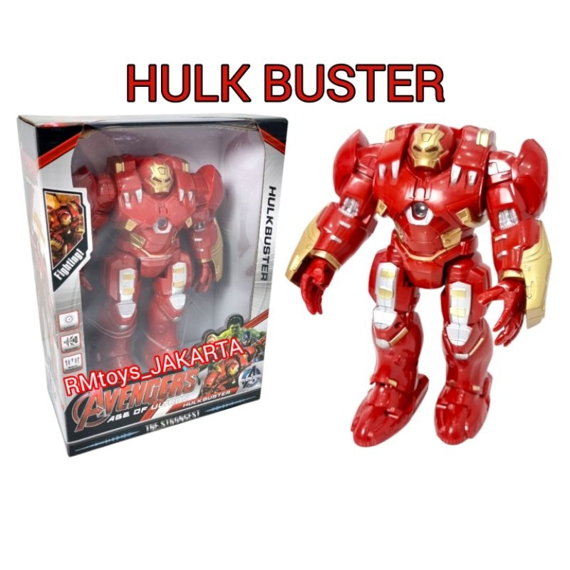 Jual Mainan Anak Robot HULK BUSTER Robot Iron Man Bisa Jalan | Shopee ...