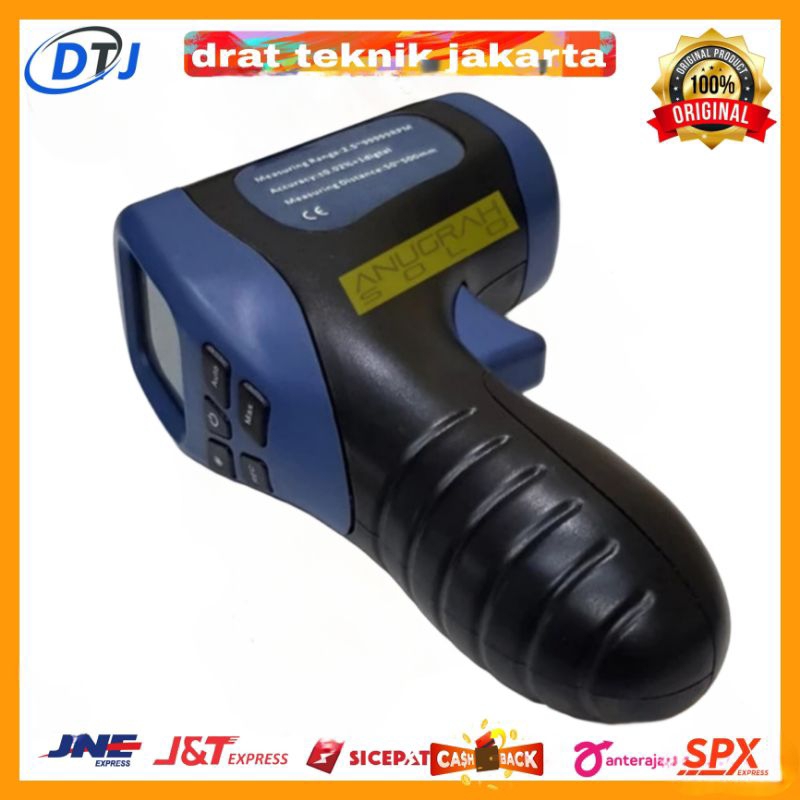Jual Digital Tachometer Laser Non Contact Tachometer RPM Meter Digital ...
