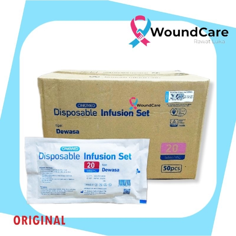 Jual Infuset Onemed Dewasa & Anak Selang Infusion Set / Box | Shopee ...