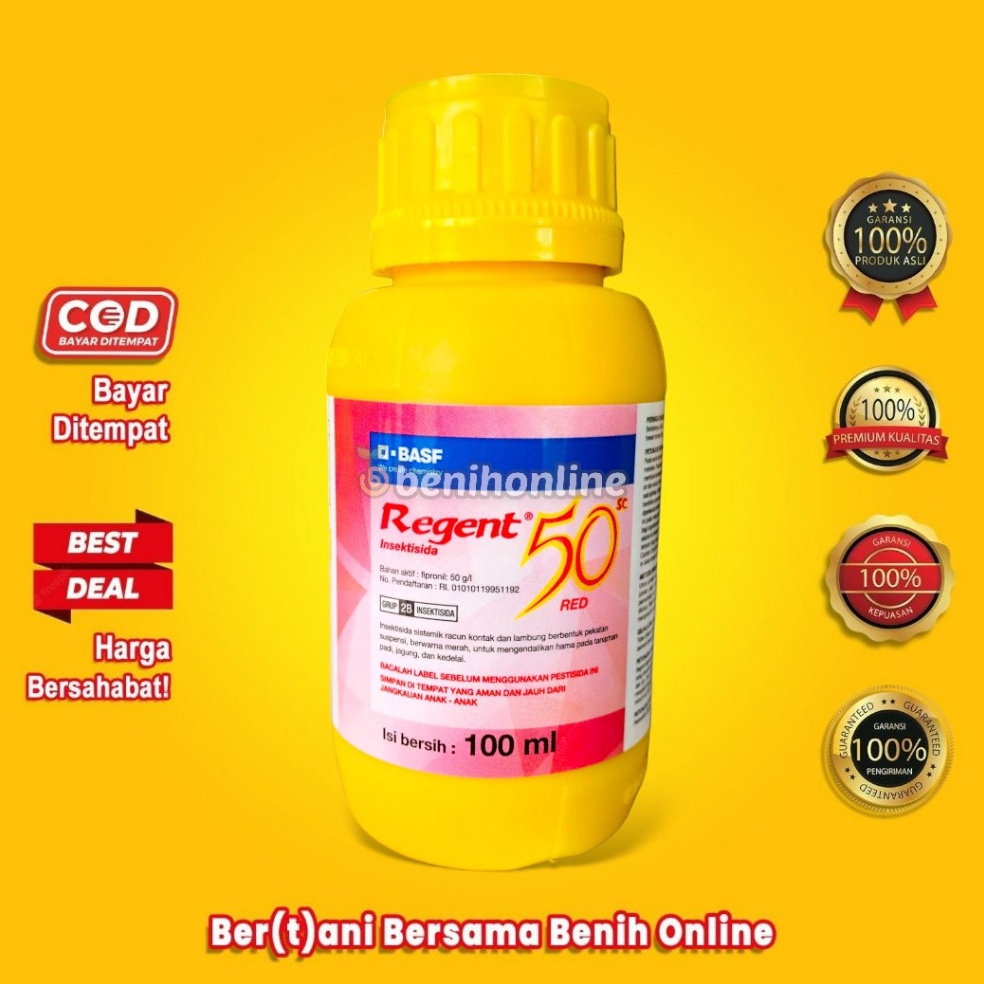 Jual INSEKTISIDA REGENT 5SC RED 1ml BASF racun semut racun hama tanaman ...