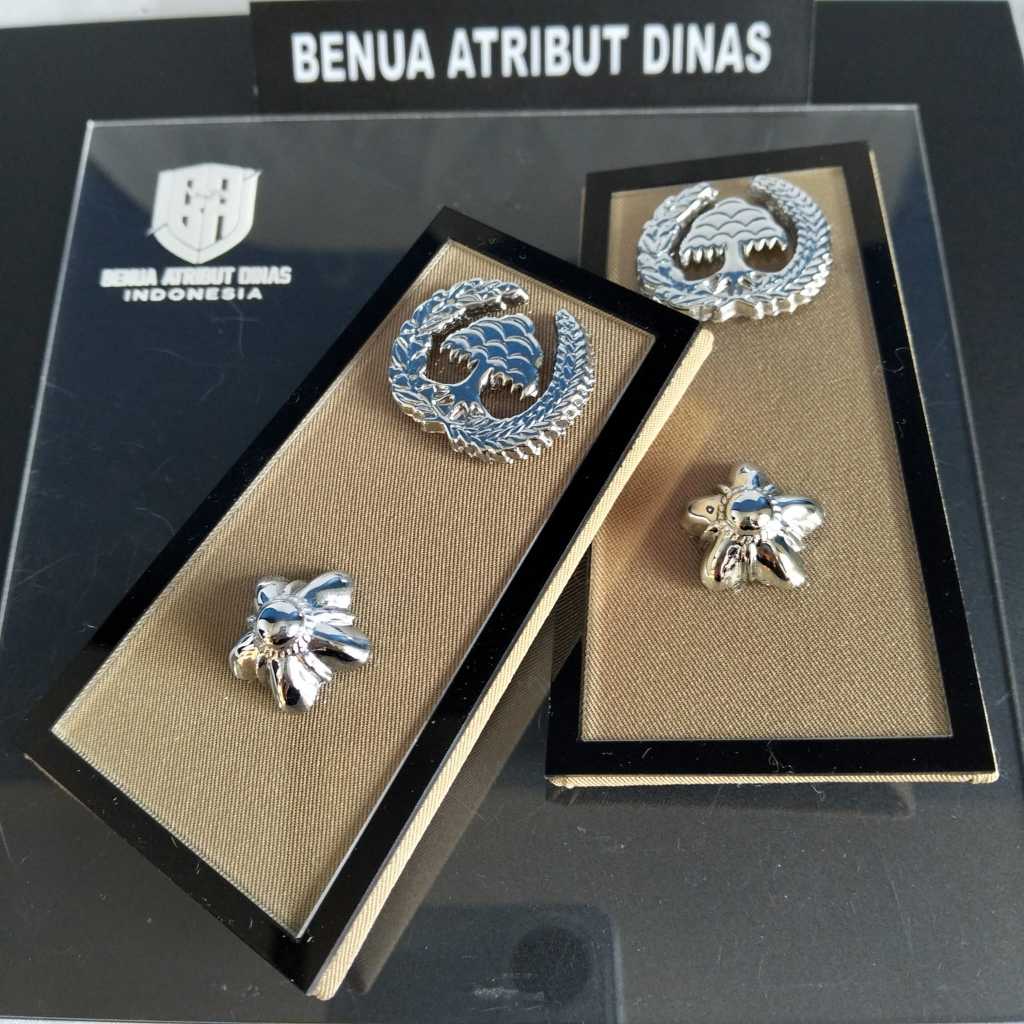 Jual TANDA PANGKAT PDH ASN LAMPUNG 3A/3B/3C/3D KAIN AKRILIK FULL KONTUR ...