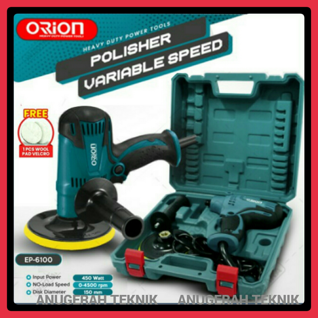Jual Mesin Poles Mobil / Polisher Machine / Mesin Poles Orion EP-6100 ...