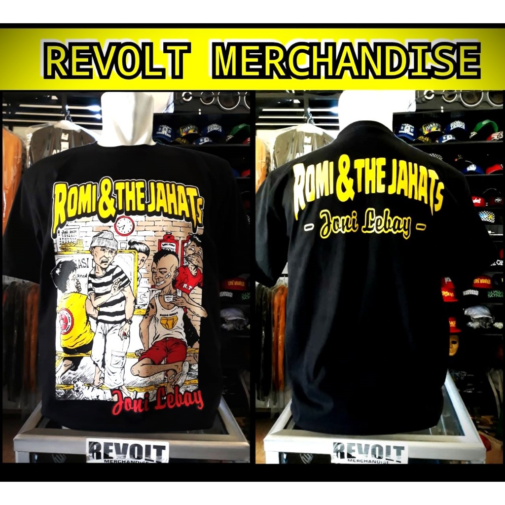 Jual T-shirt ROMI THE JAHATs (joni lebay), kaos band romi the jahats ...