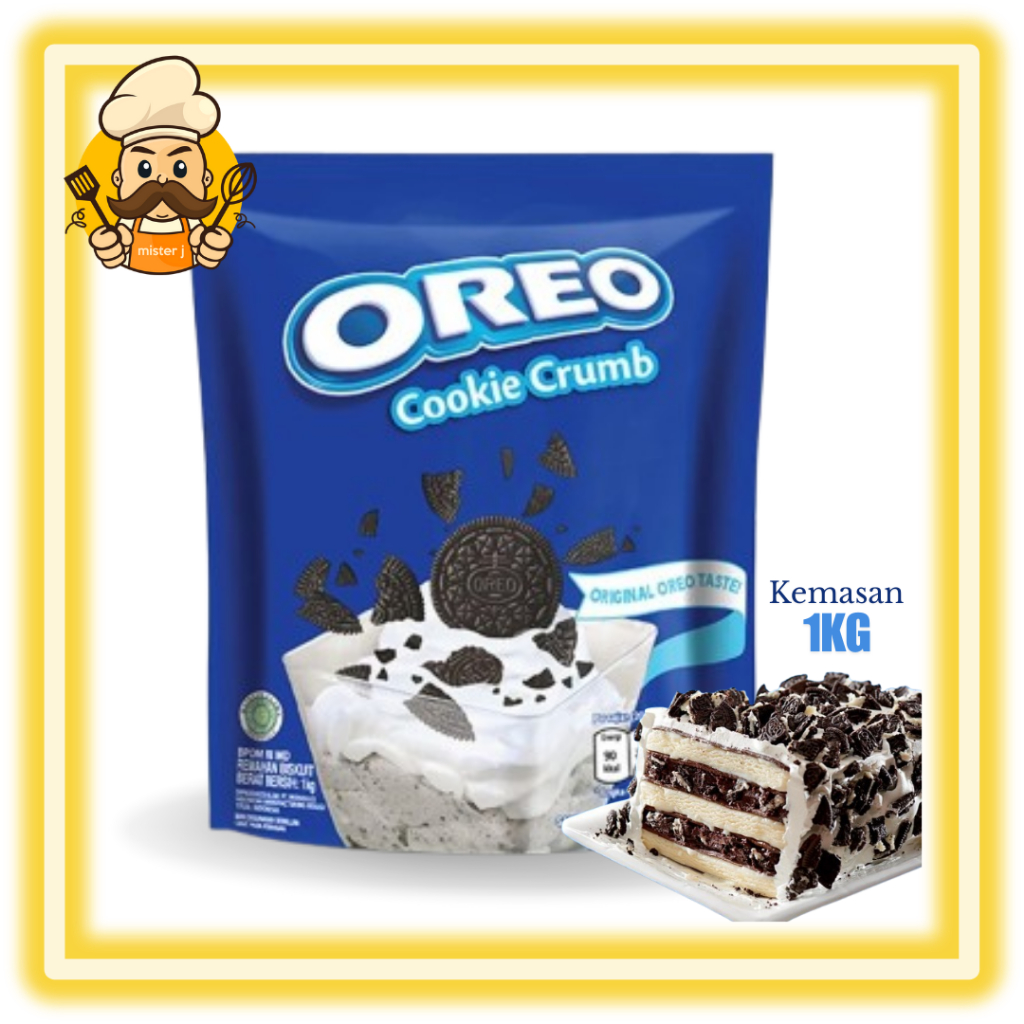 Jual Oreo Biskuit Cookie Crumb 1kg | Remahan Oreo Original | Shopee ...