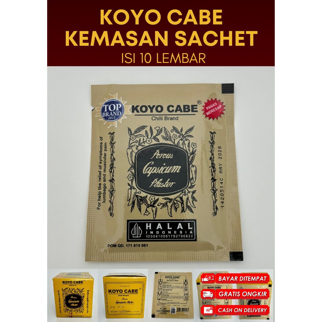 Jual Koyo Cabe Sachet isi 10 Lembar | Shopee Indonesia