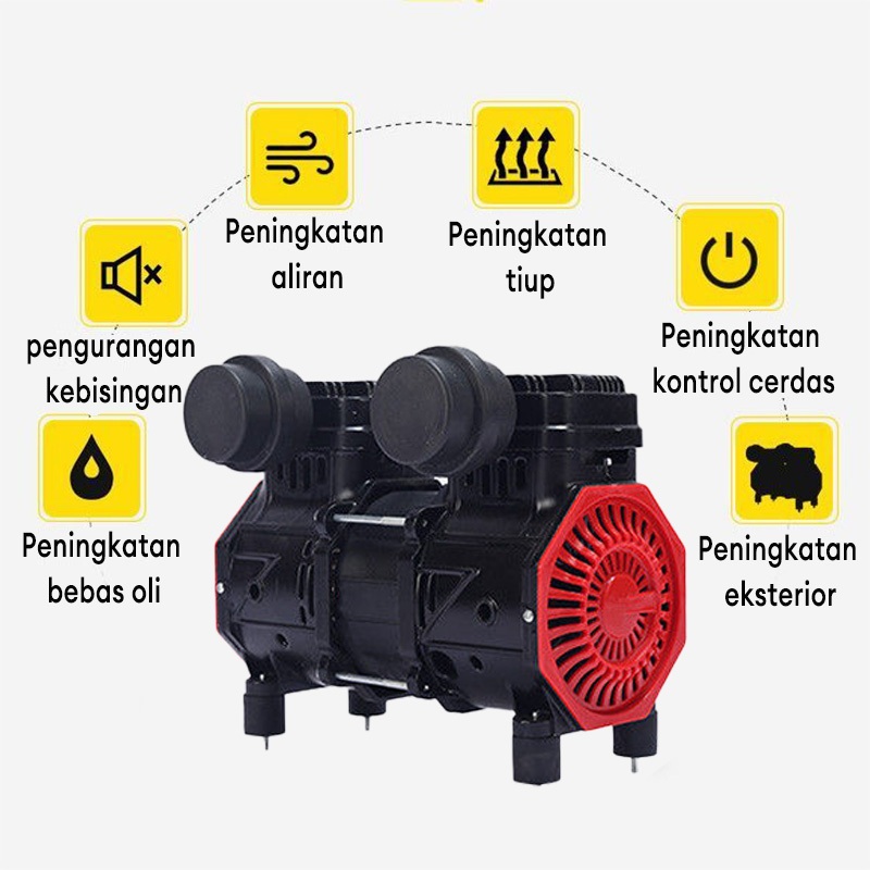 Jual RB Reaim Kepala Kompresor Angin Oil Free Air Compressor Kepala ...