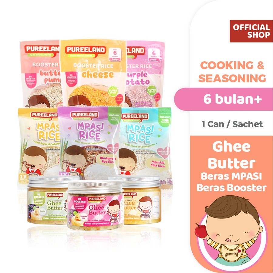 Jual Pureeland Ghee Butter MPASI BB Booster / Grass Fed Ghee ...