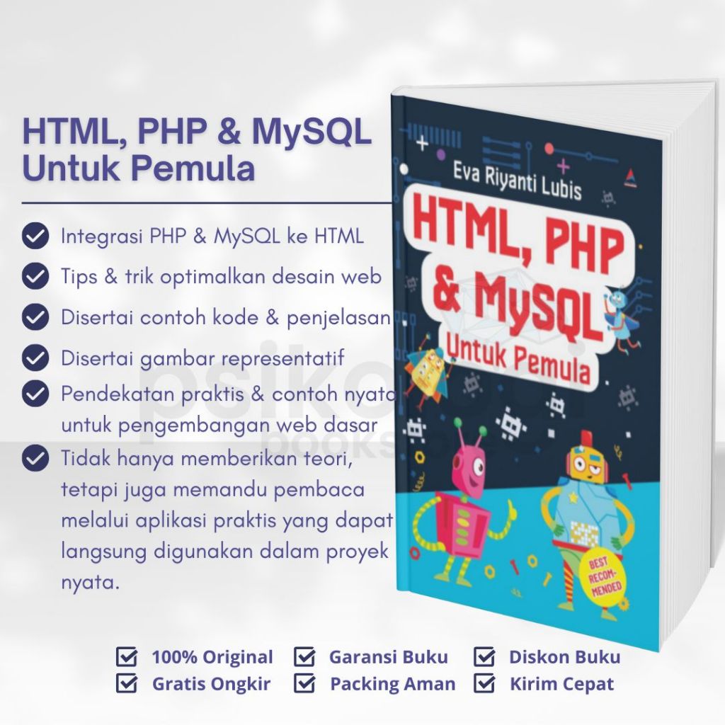 Jual Buku HTML, PHP & MYSQL Untuk Pemula | Shopee Indonesia