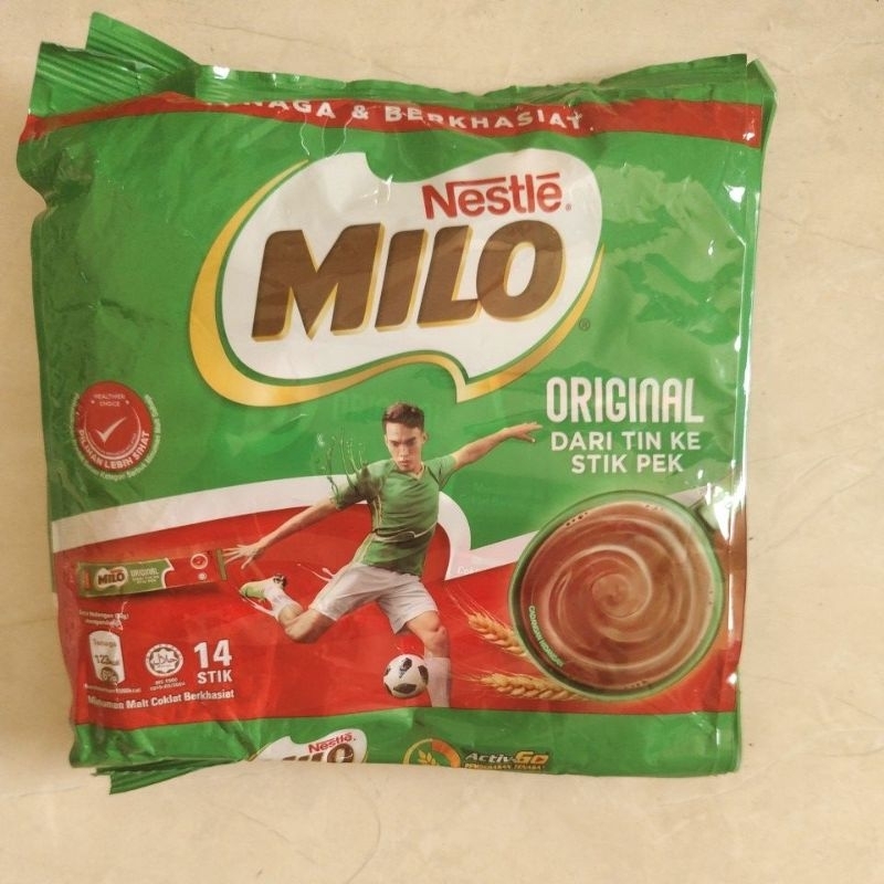 Jual Milo 3in1 14 stick pack minuman coklat malt Milo active | Shopee ...