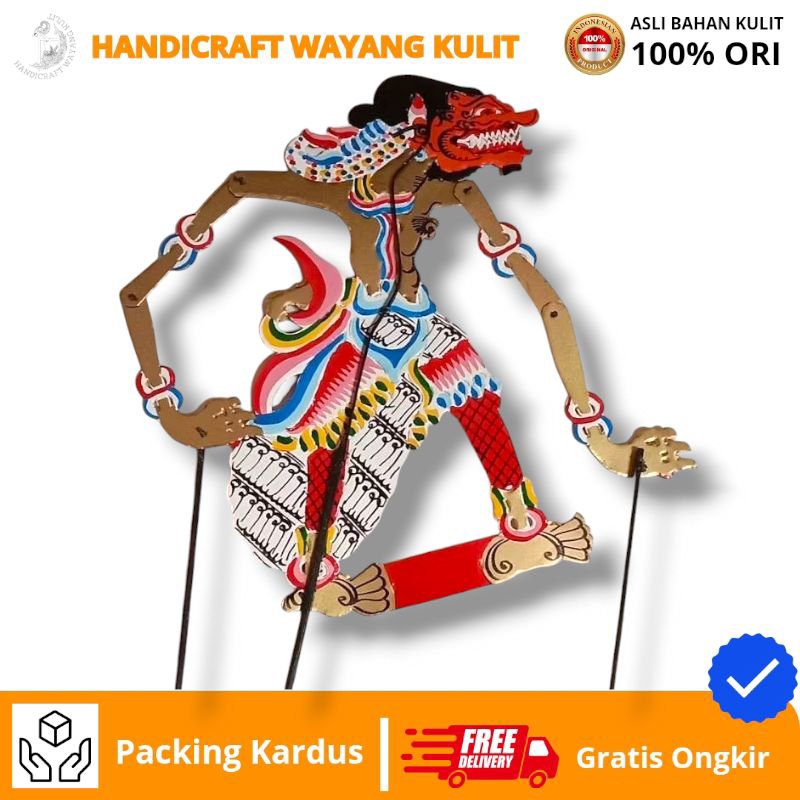 Jual HANDICRAFT WAYANG KULIT | Wayang kulit sapi tebal CAKIL | Shopee ...