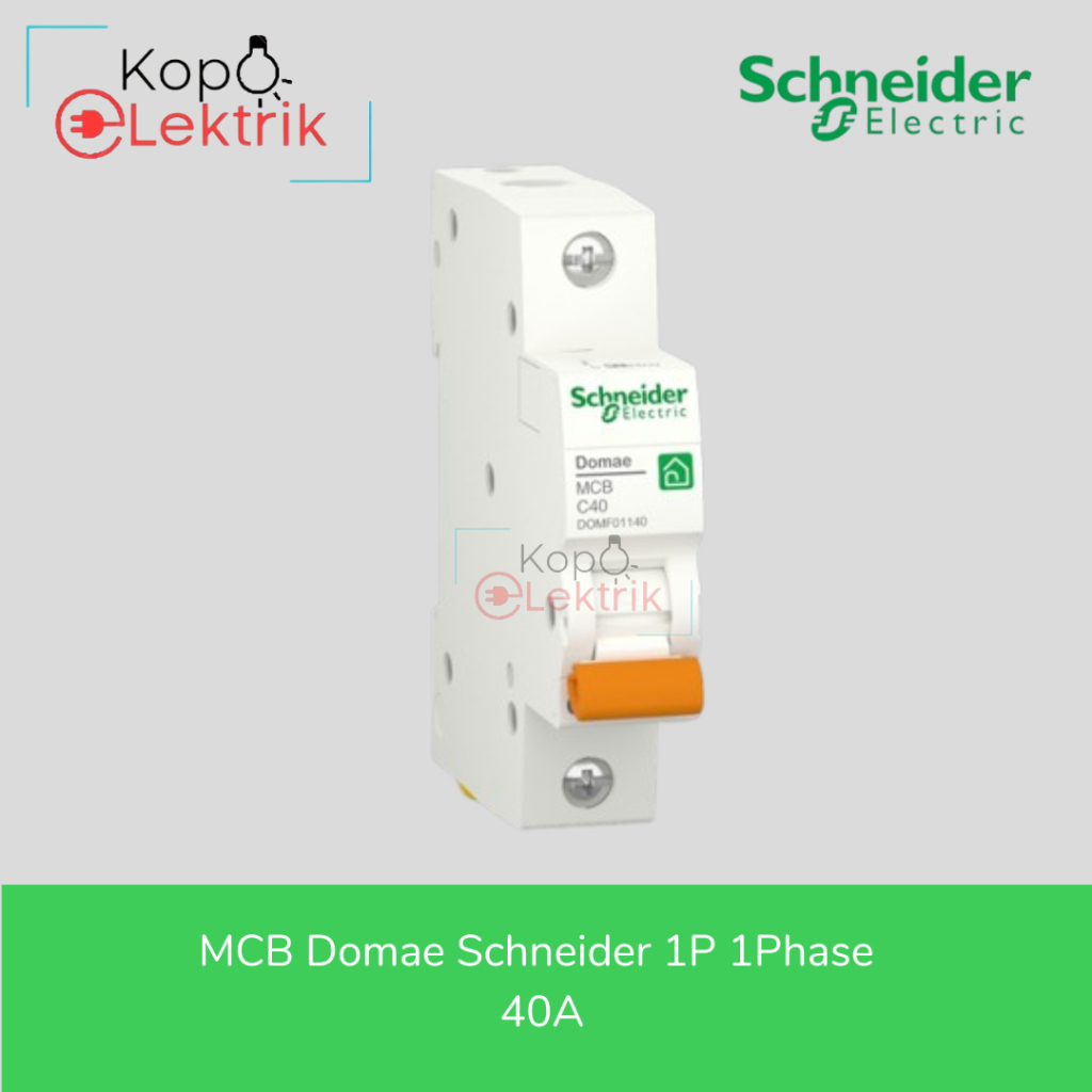 Jual MCB Domae Schneider 1P 1Phase 40A 63A | Shopee Indonesia
