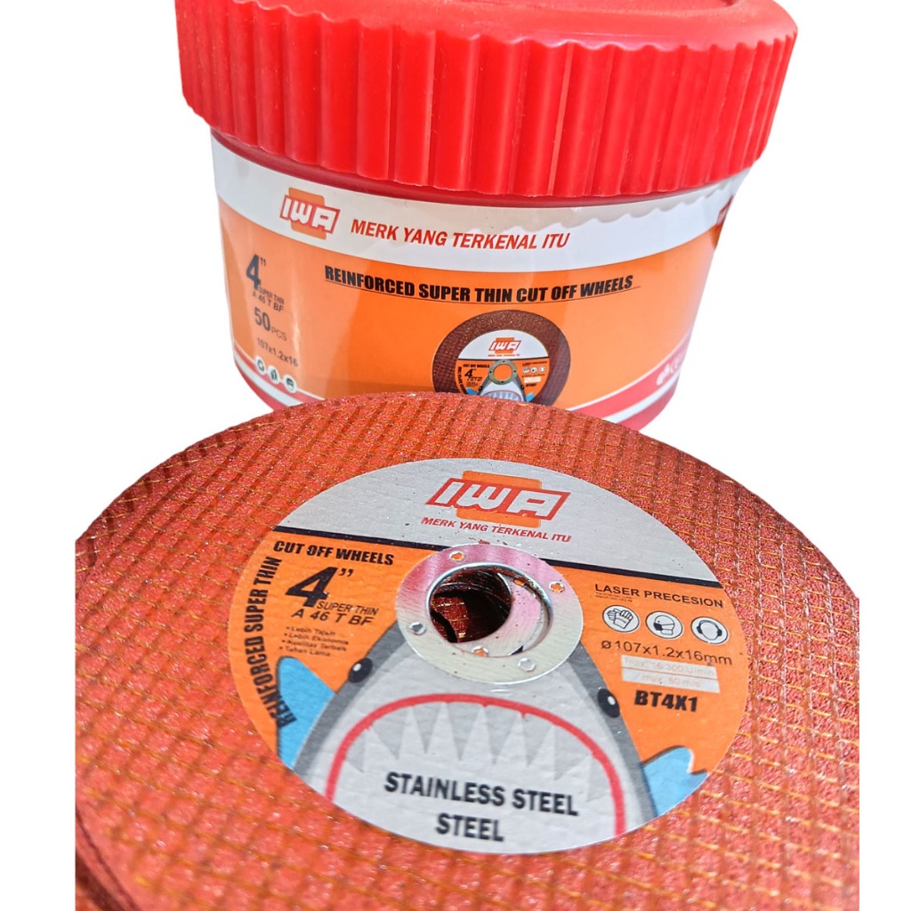 Jual BY IWA Batu Gerinda Potong WD - Cutting Wheel 4 inch - 1pcs ...